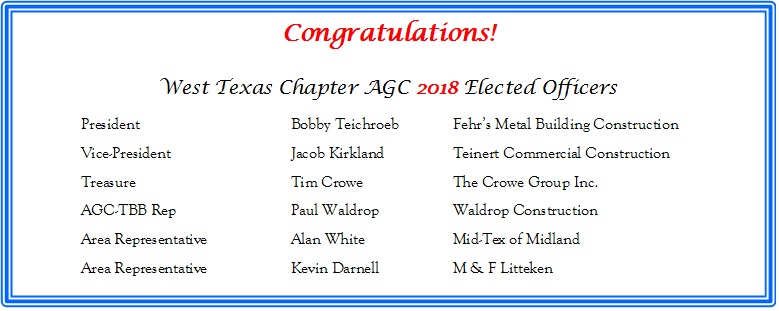West Texas AGC - West Texas Chapter of Associated General Contractors